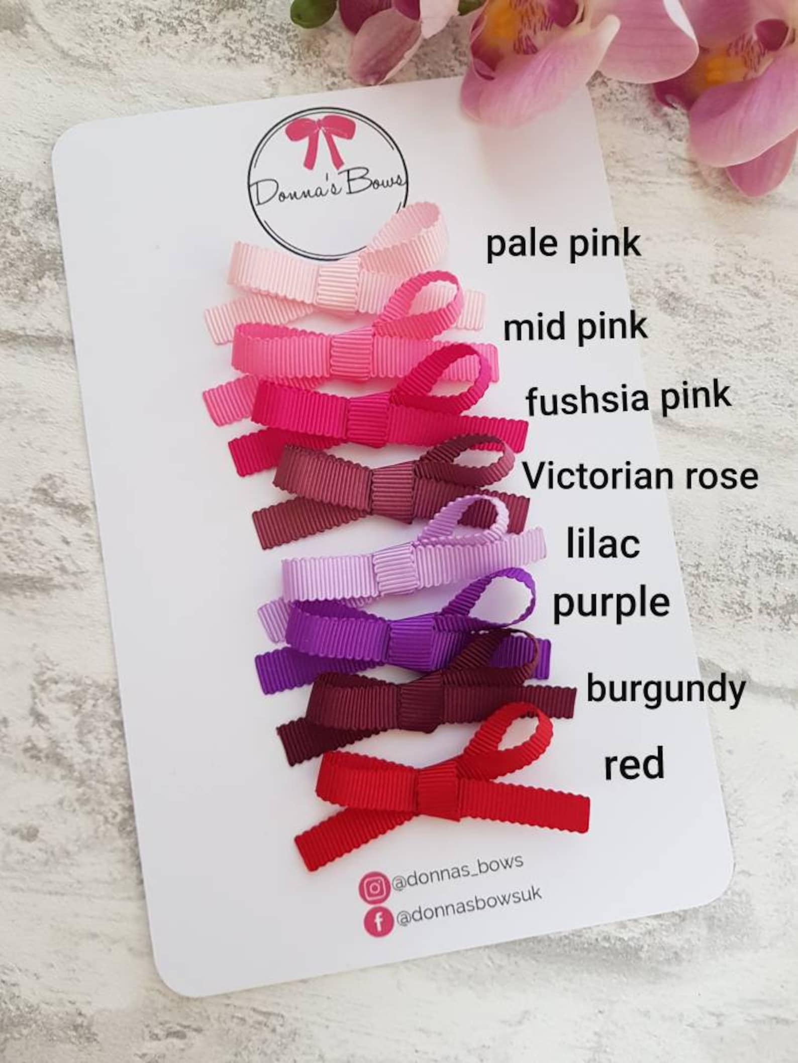 Ribbon Pigtail Bows, Over 25 Colours, Toddler Hair Bows, Girls Hair ...