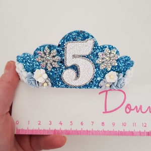 Ice Princess Tiara, Snowflake Tiara, Birthday Tiara, Snowflake Hairband ...