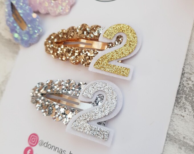 Birthday Snap Clip, Birthday Hair Slide, Birthday Hair Accessory, Hair ...