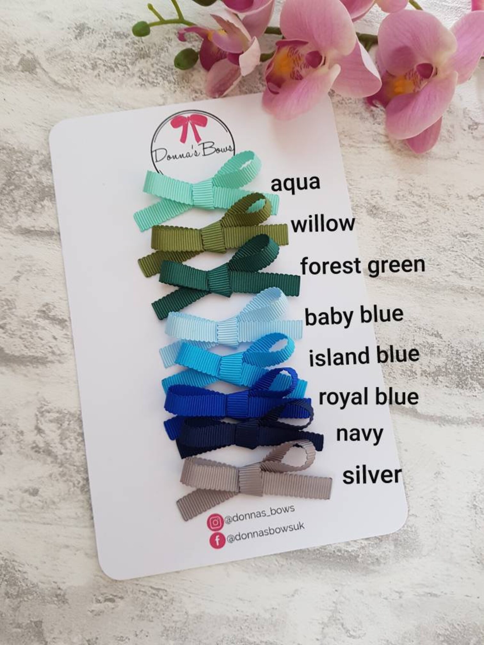 Ribbon Pigtail Bows, Over 25 Colours, Toddler Hair Bows, Girls Hair ...