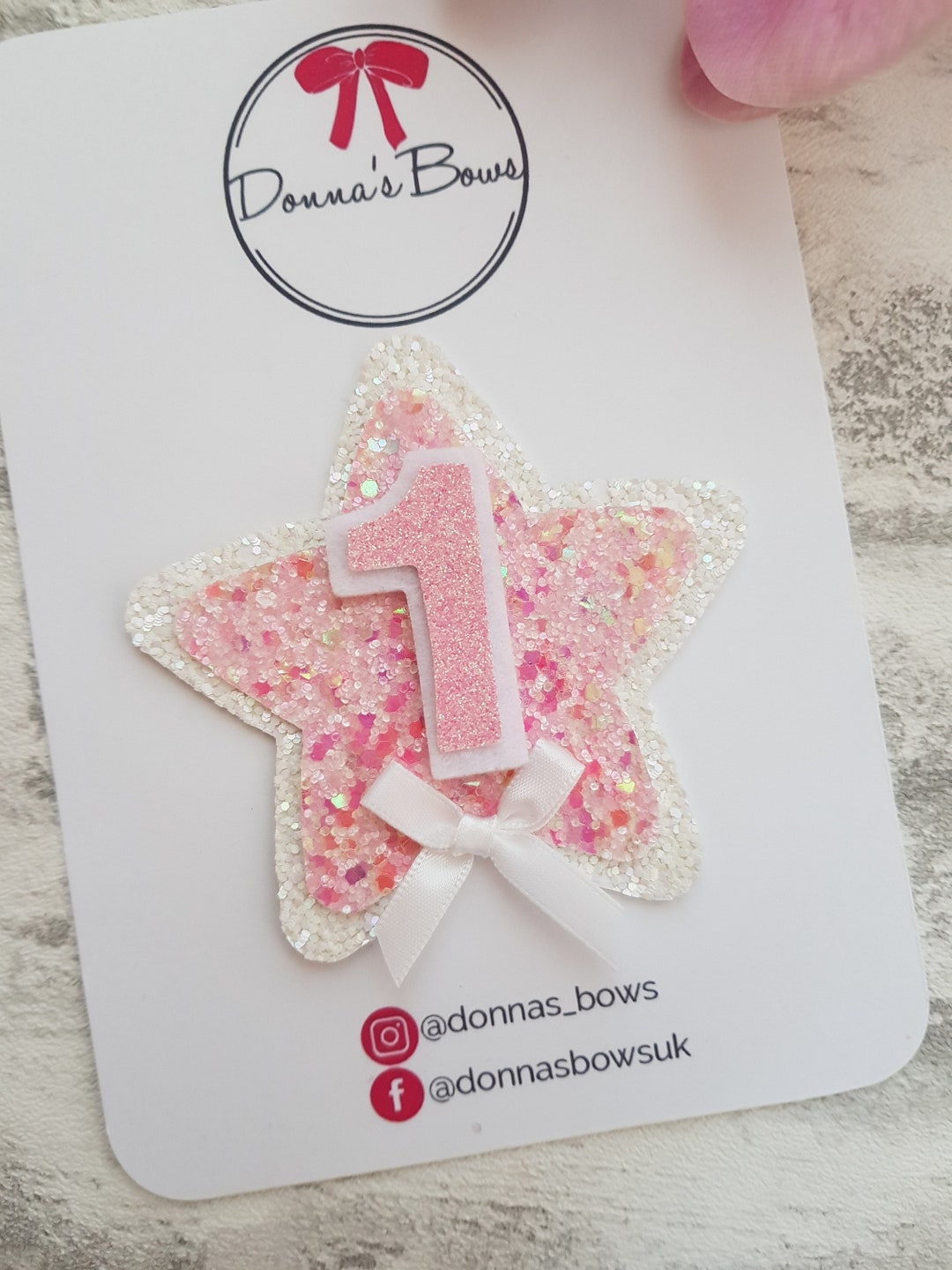 Pink Birthday Badge, Star Badge, Age Badge, Girls Party Accessory ...