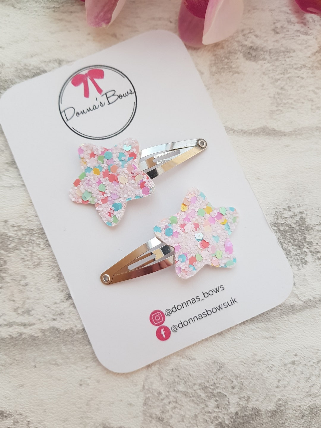 Mini Star Clips, Fringe Clips, Small Hair Clips, Hair Accessories ...