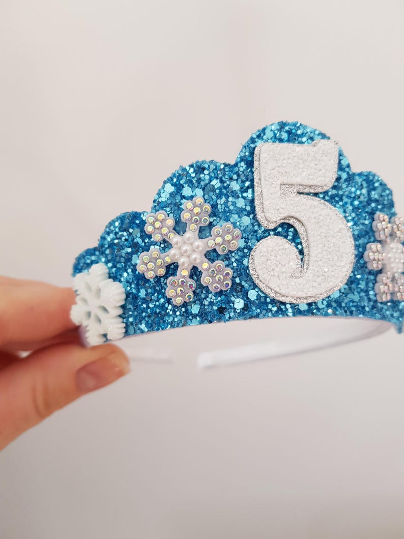 Ice Princess Tiara, Snowflake Tiara, Birthday Tiara, Snowflake Hairband ...
