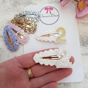 Birthday Snap Clip, Birthday Hair Slide, Birthday Hair Accessory, Hair ...