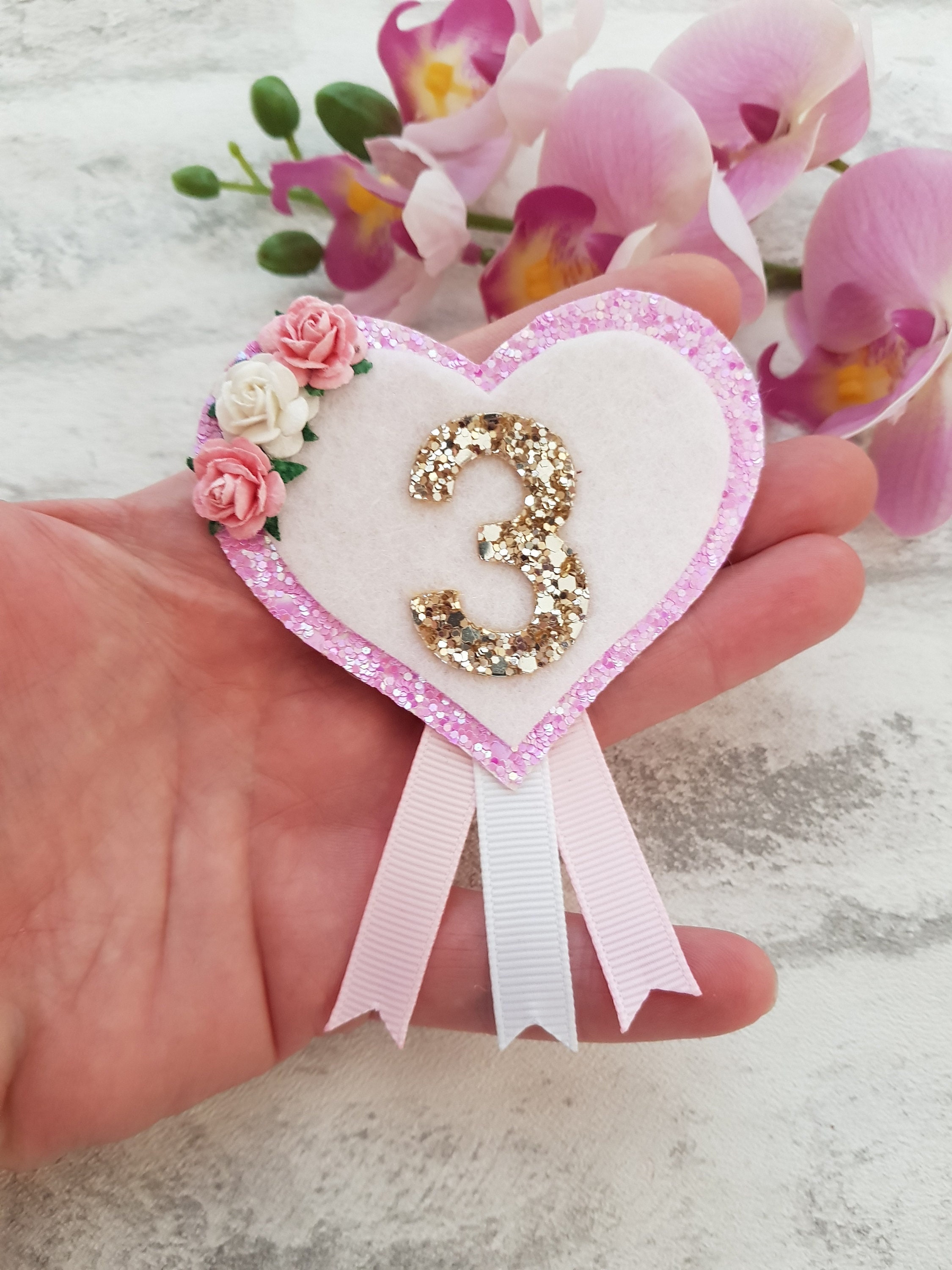 Birthday Badge Girls Birthday Badge Birthday Pin Girls - Etsy