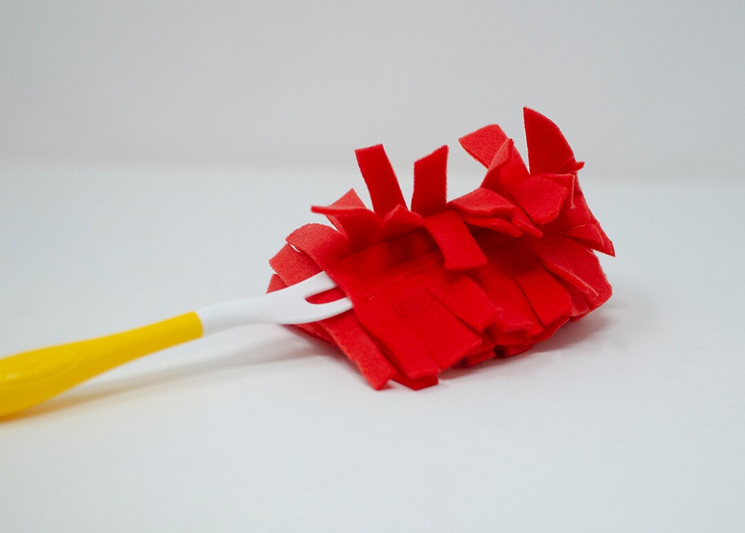 Reusable Fleece Duster Refill--red | Washable Double-sided Wand Duster ...