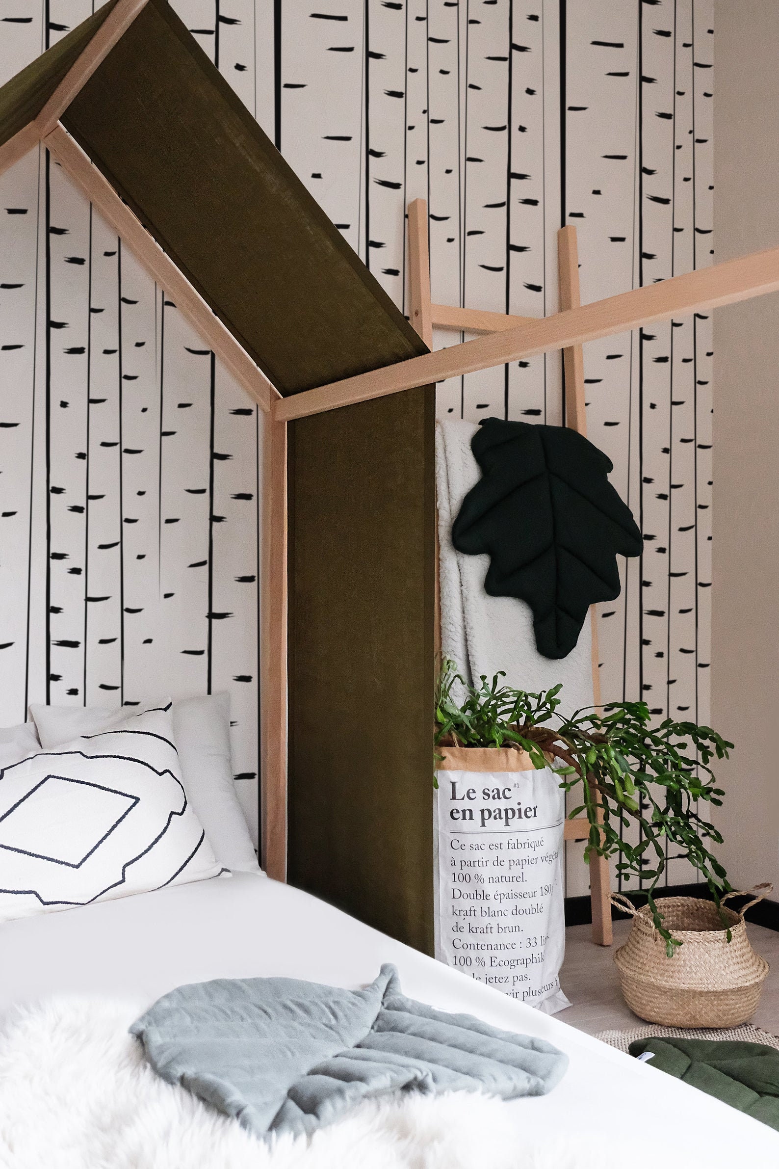 Bed Canopy in OLIVE GREEN COLOR Linen Cover for Toddler Bed - Etsy