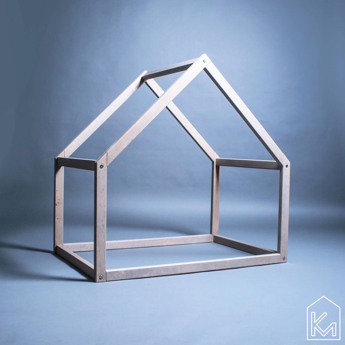 Modern Dog House With a Front and Back Linen Cover Indoor Dog | Etsy