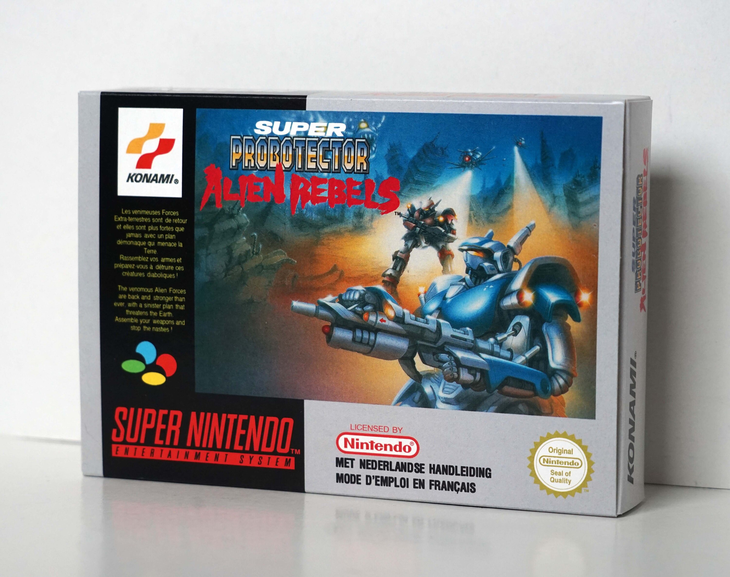 Super Probotector FAH Super Nintendo SNES Boîte Seule - Etsy Denmark