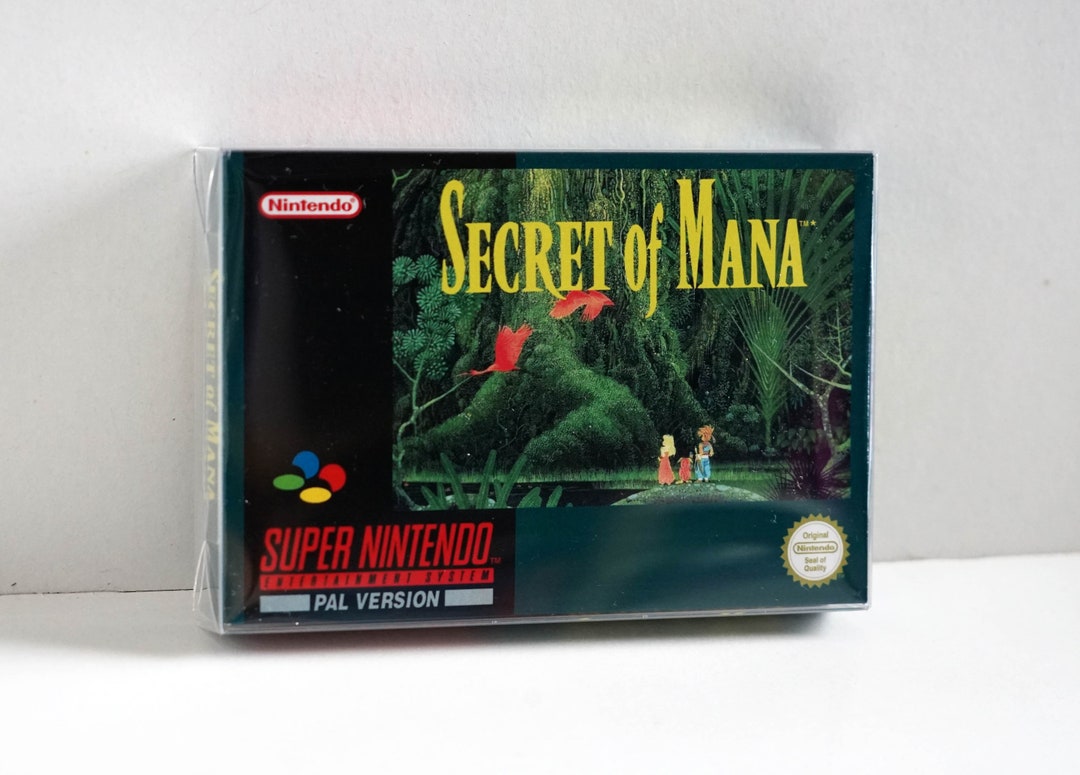 Mini Box Super Nintendo - Secret of Mana PAL - Etsy