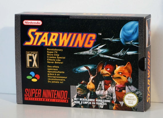 Starwing FAH Super Nintendo SNES Boite Seule Etsy