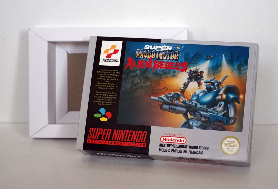 Super Probotector FAH Super Nintendo SNES Boîte Seule - Etsy Denmark