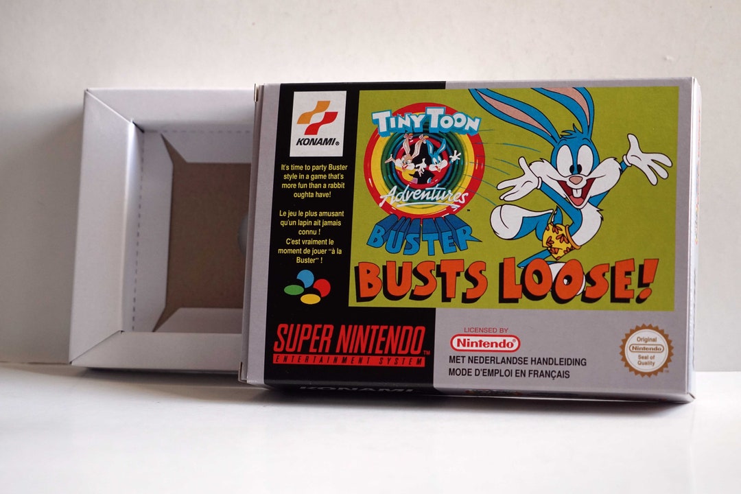 Tiny Toons Bust's Loose [FAH] - Super Nintendo SNES - Boîte Seule - Etsy