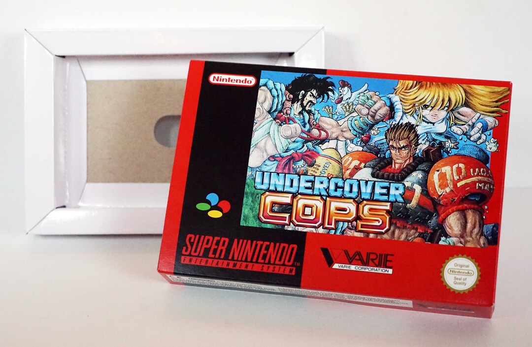 Undercover Cops [EUR] - Super Nintendo SNES Custom - Boîte seule - Etsy.de