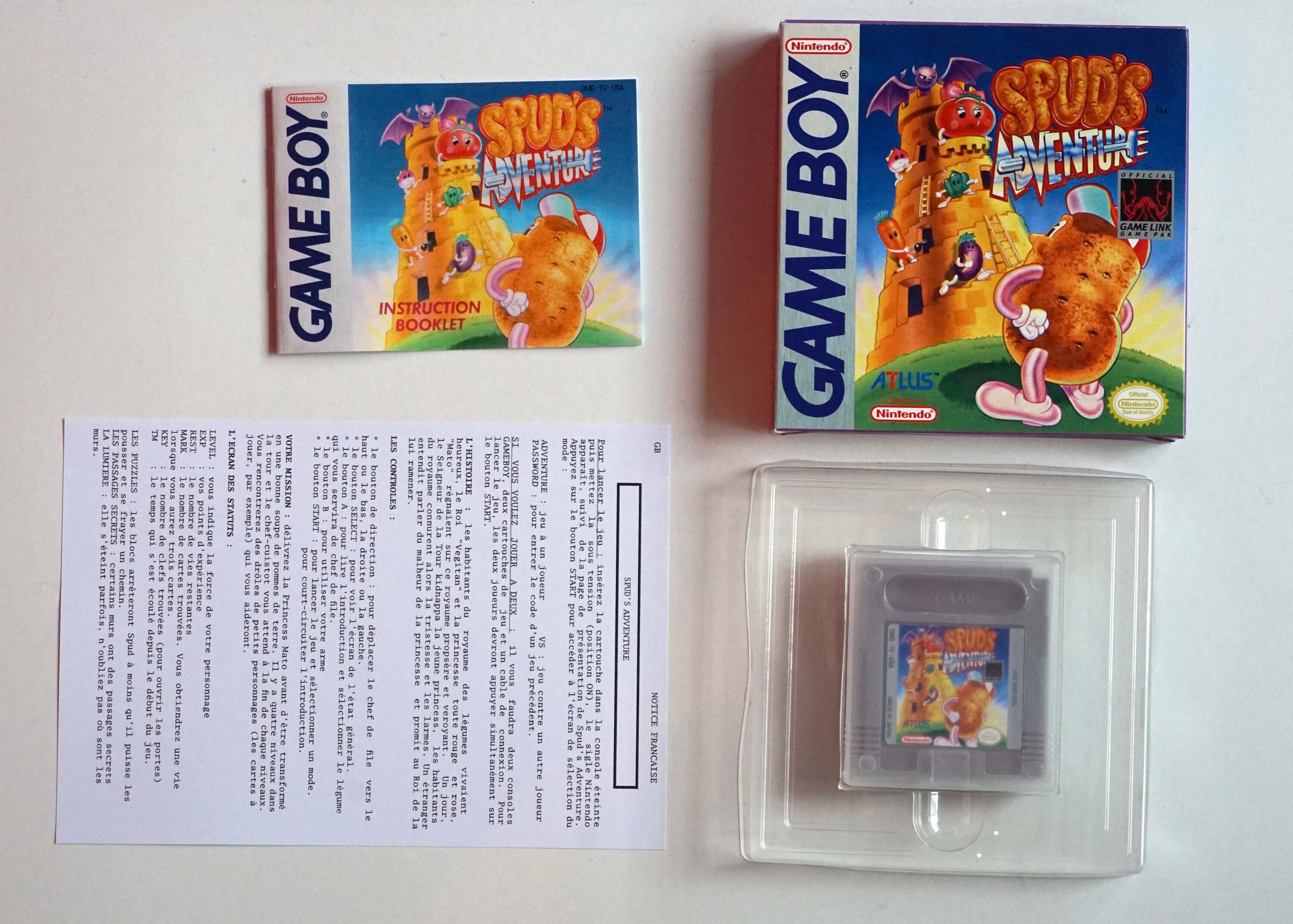 Spud's Adventure USA Game Boy - Etsy