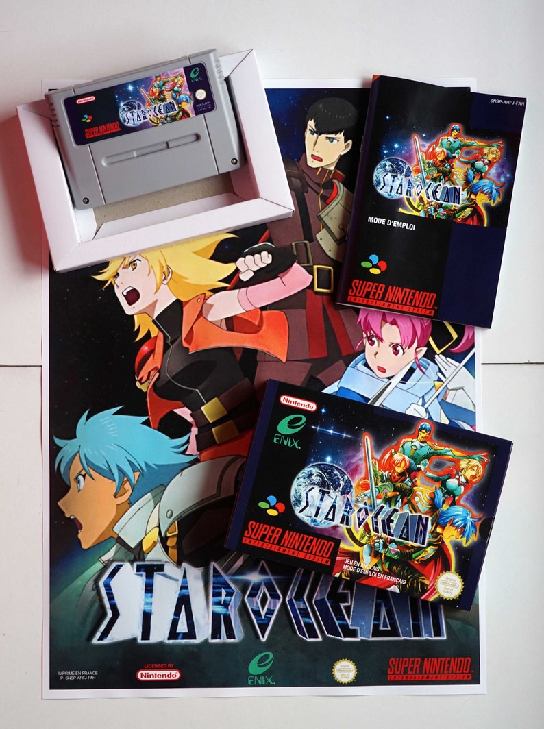 Star Ocean Super Nintendo SNES Français/Anglais - Etsy France