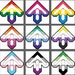 DDR Pride Arrow Stickers - Etsy
