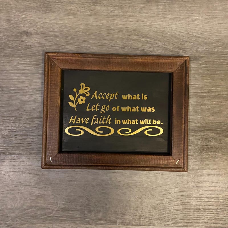 Accept What is Sign - Etsy