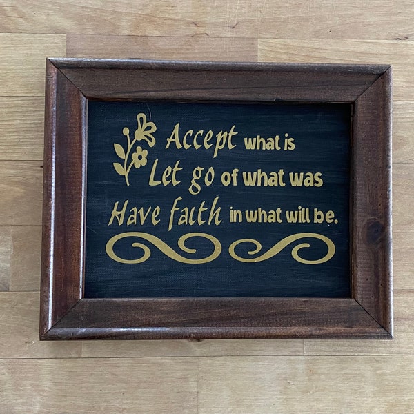 Accept What is Sign - Etsy
