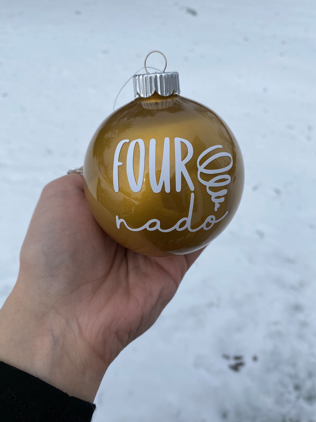 Personalized Four Year Old Ornament With Name and Year- Four- Nado ...