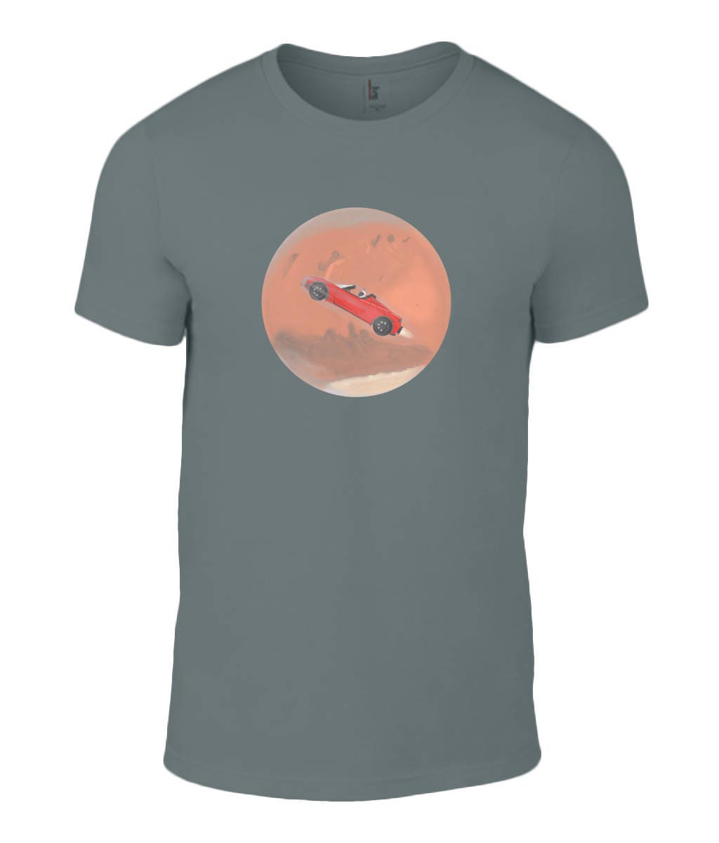 Car in Space T-shirt / Spacex Elon Musk Tesla / T-shirt 5 - Etsy