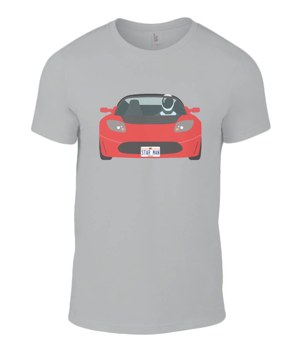 Tesla in Space T-shirt / Spacex, Falcon Heavy, Elon Musk, Spacex ...