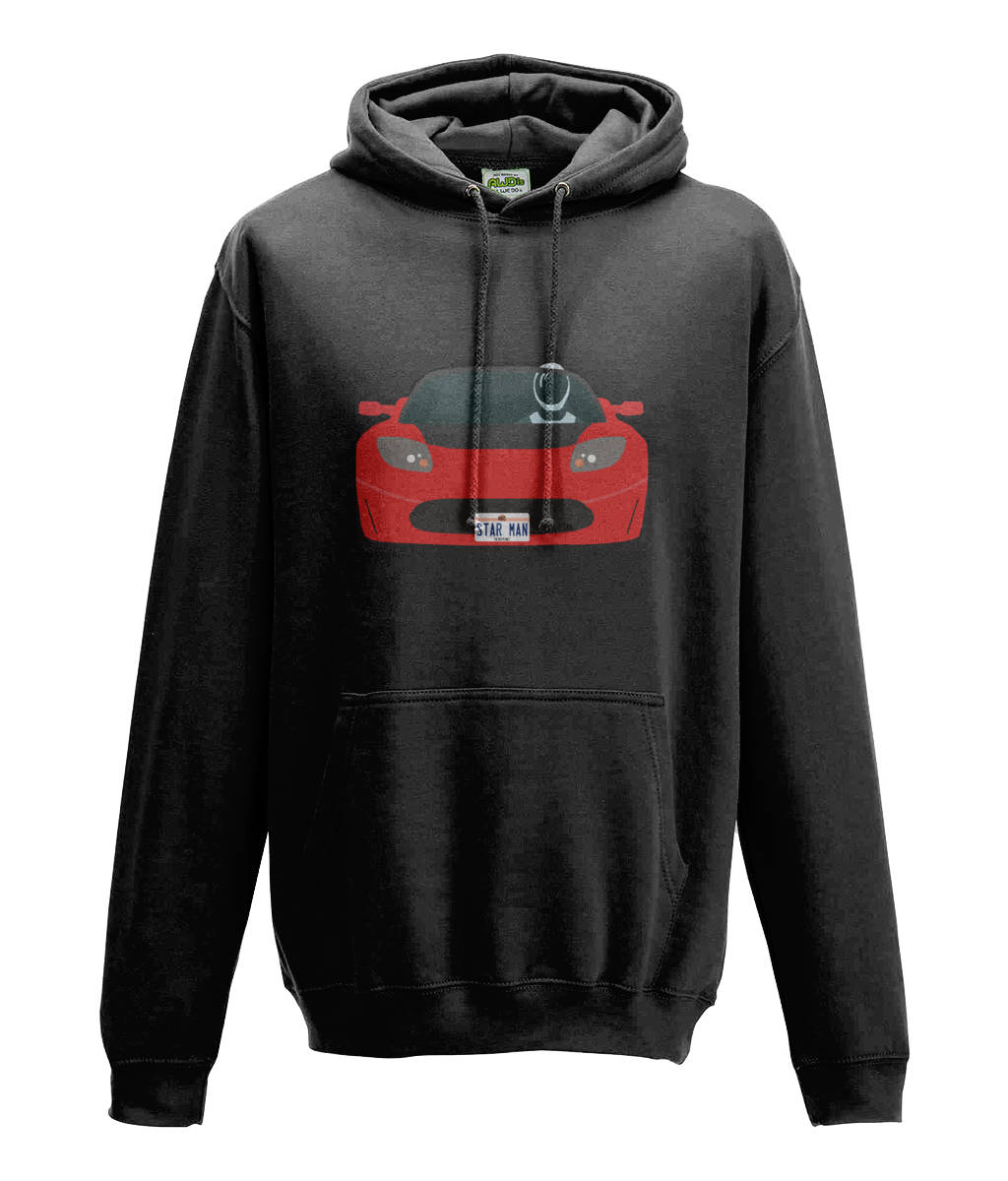Tesla en el espacio unisex sudadera con capucha / SpaceX, Falcon Heavy ...