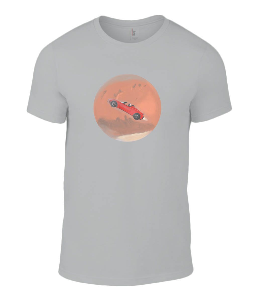 Car in Space T-shirt / Spacex Elon Musk Tesla / T-shirt 5 - Etsy