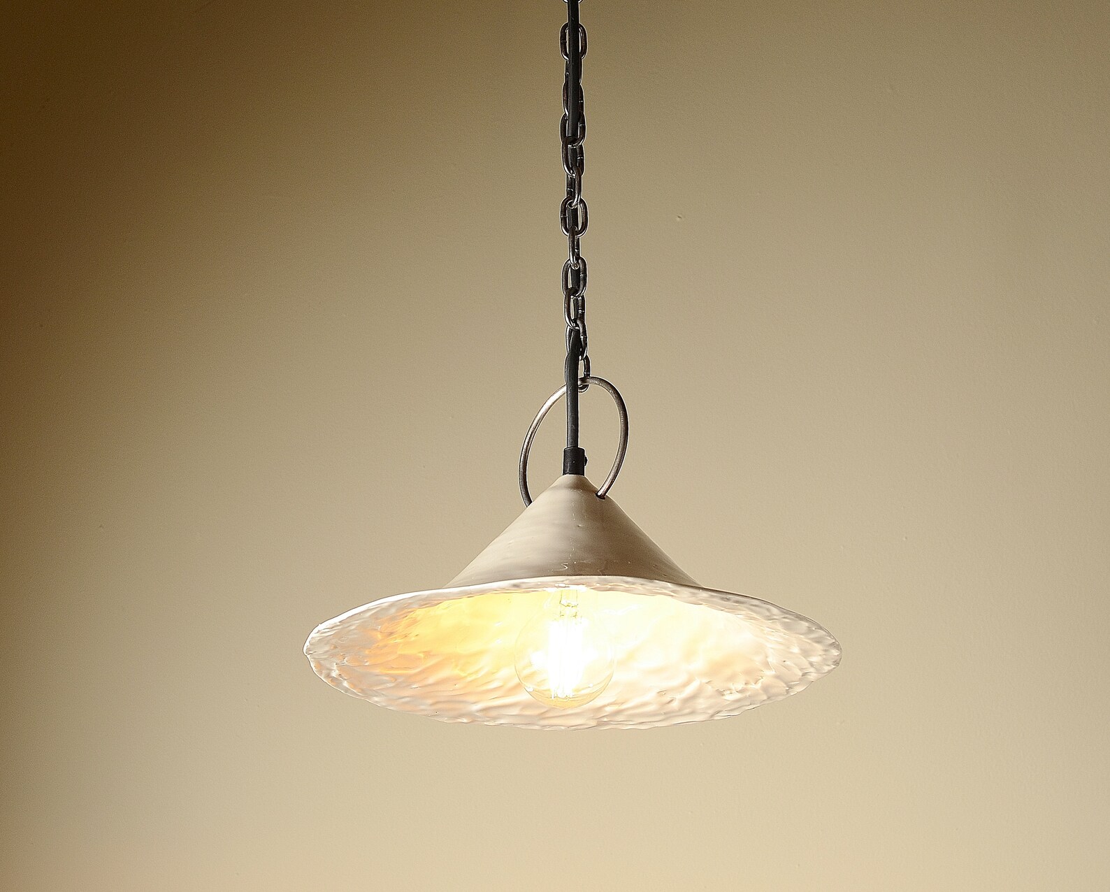 Rustic Ceramic Pendant Lamp Gothic Lighting Suspension Shade - Etsy