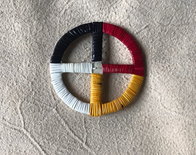 Quilled Medicine Wheel - Native American Handmade Regalia Accessories ...