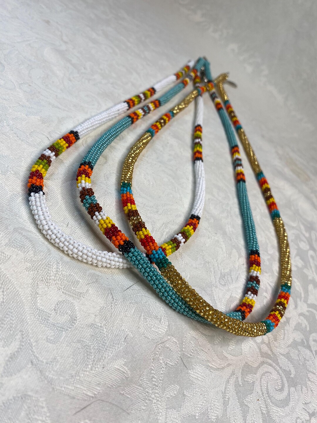 Fully Beaded Lanyard - Handmade Native American Jewelry - Etsy