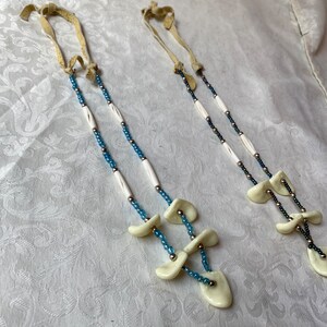 Elk Teeth Beaded Necklace Handmade Native American Jewelry - Etsy