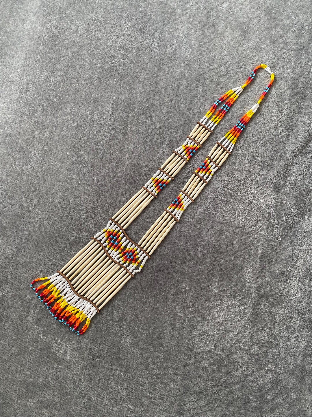 Beaded Women’s Breastplate - Handmade Native American Powwow Regalia - Etsy