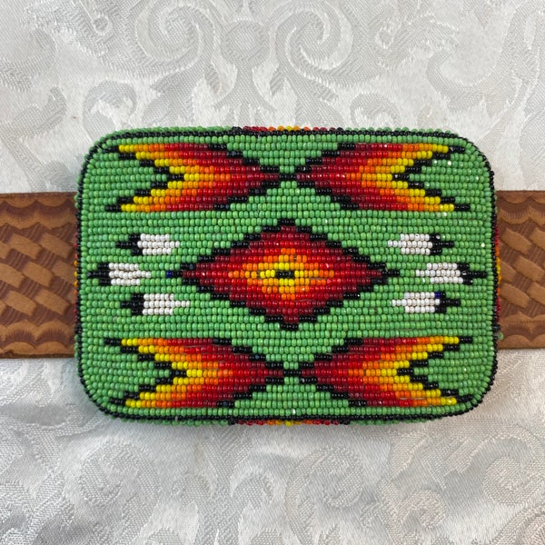 Beaded Belt Buckles - Etsy