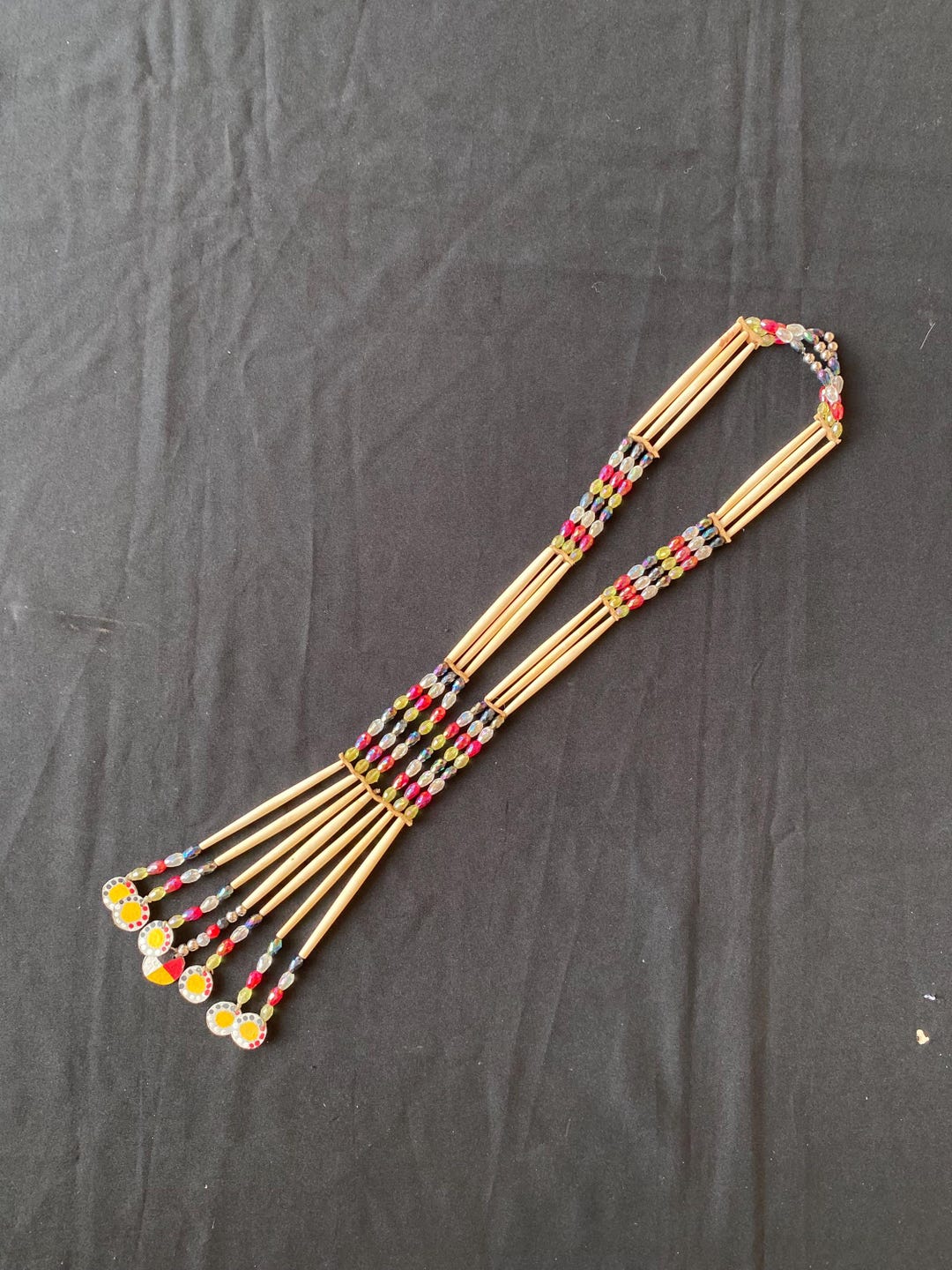 Four Directions Color Beaded Breastplate - Handmade Native American ...
