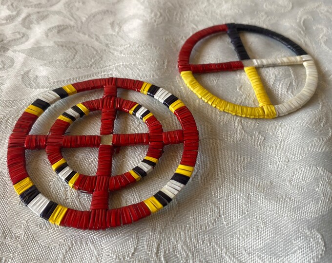 Quilled Medicine Wheel - Native American Regalia - Etsy
