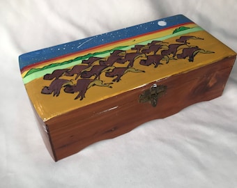 Native American Wooden Box - Etsy