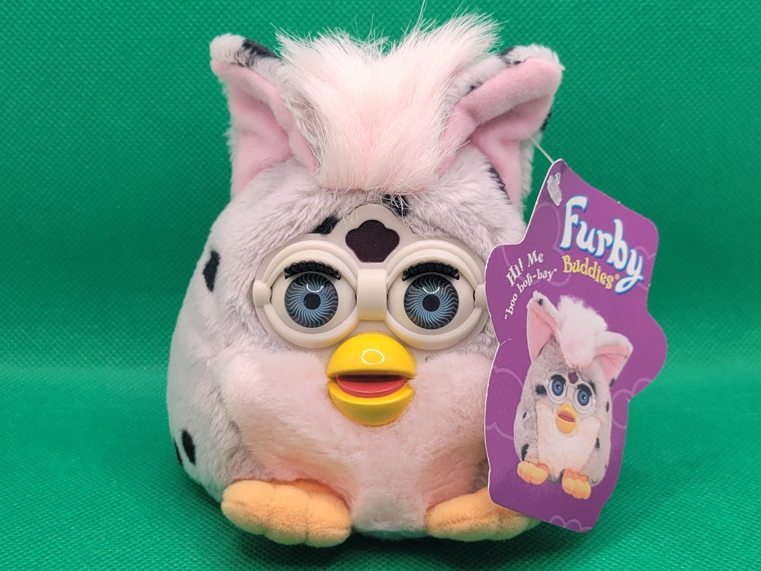 Vintage 1999 Furby Buddies Plush Bean Bag Toy No Worry Tiger ...