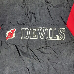 Vintage 1990s Starter New Jersey Devils Jacket NHL Hockey Hooded ...