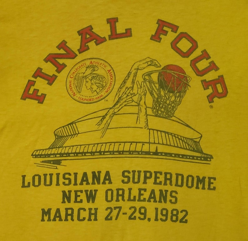 Vintage 1980s NCAA Final Four Tshirt Superdome March Madness - Etsy