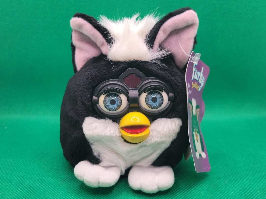 Vintage 1999 Furby Buddies Plush Bean Bag Toy Very Good Tiger ...