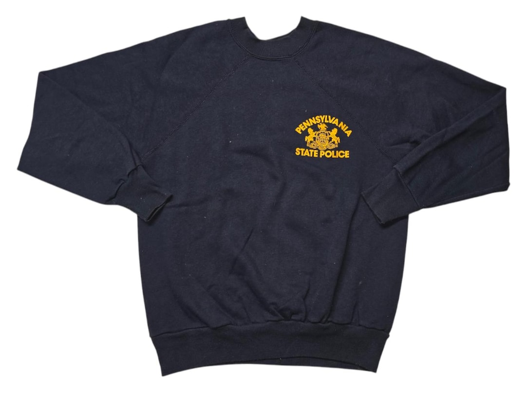 Vintage 1980s Pennsylvania State Police Sweatshirt Raglan Crewneck P.S ...