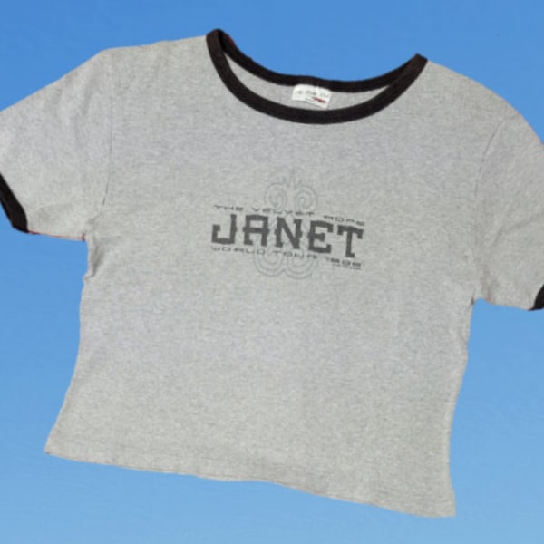 Janet Jackson Crop Tshirt - Etsy