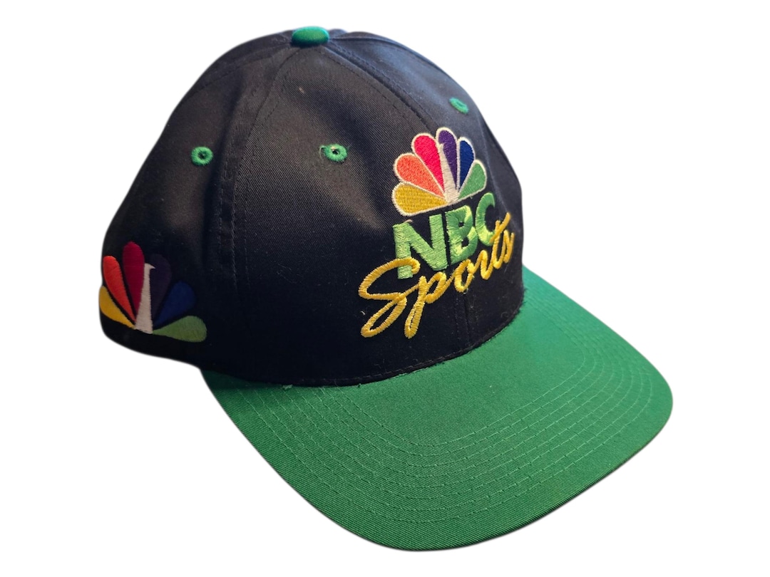 Vintage 1990s NBC Sports Snapback Hat Sports Specialties Peacock Logo ...
