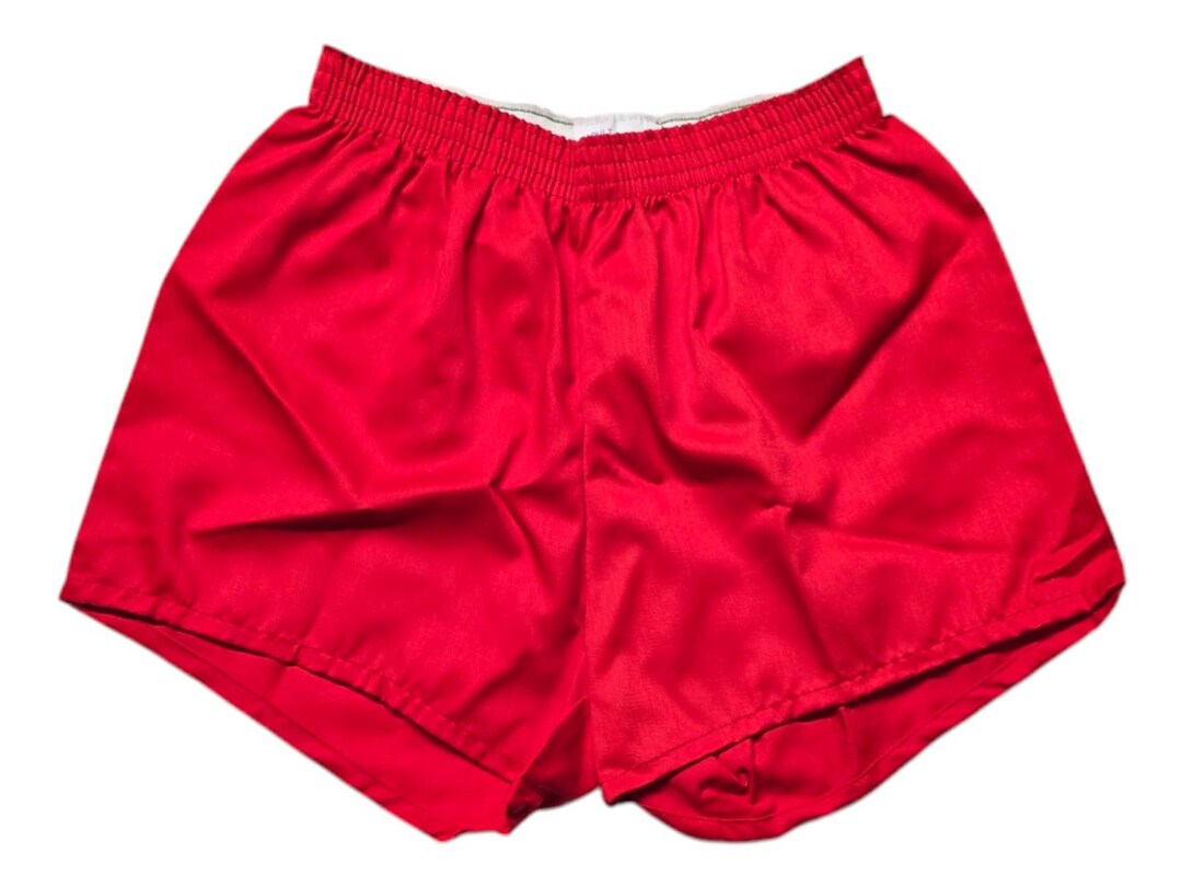 Vintage 1970s Womens Gym Shorts NWOT Merrygarden Red Jogging Running ...