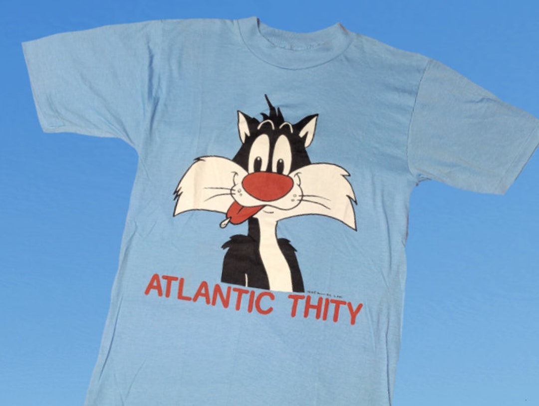 Vintage 1980s Sylvester Atlantic City Tshirt Artex Single Stitch Size ...