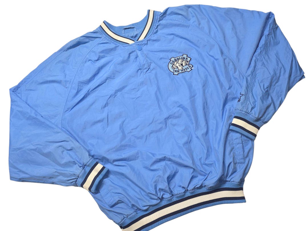Vintage 1990s Starter UNC Tarheels Pullover Windbreaker University of ...