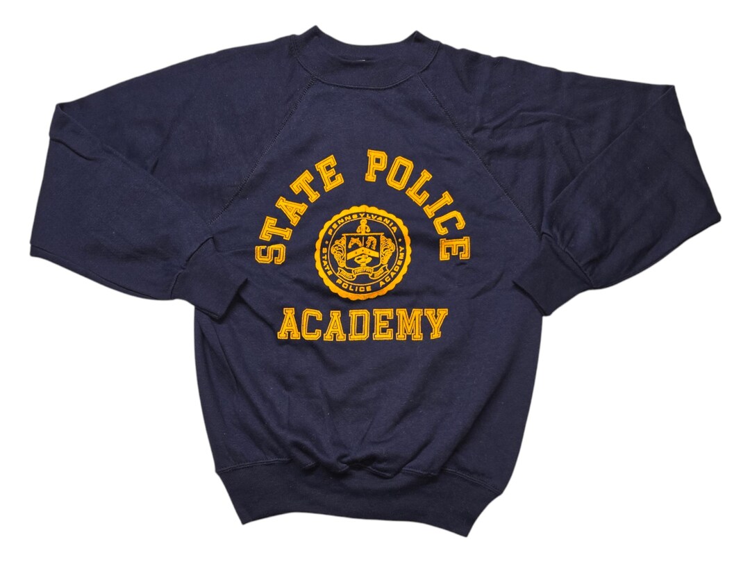 Vintage 1980s Pennsylvania State Police Academy Sweatshirt Artex Raglan ...