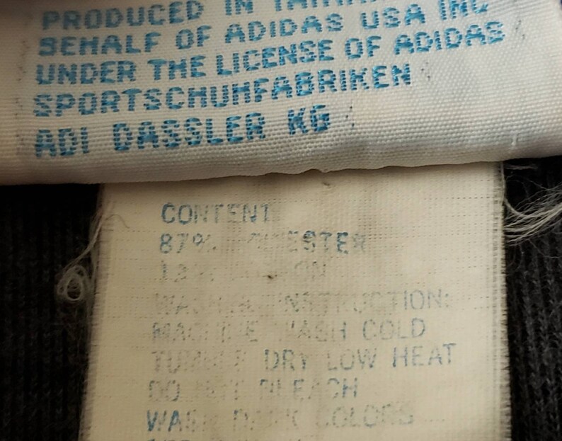Vintage 1980s Adidas Track Jacket Embroidered Trefoil Logo Colorblock ...
