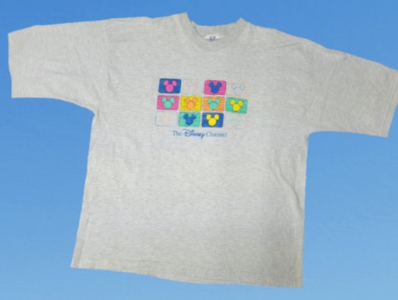 Vintage 1990s The Disney Channel Tshirt Mickey Mouse … - Gem